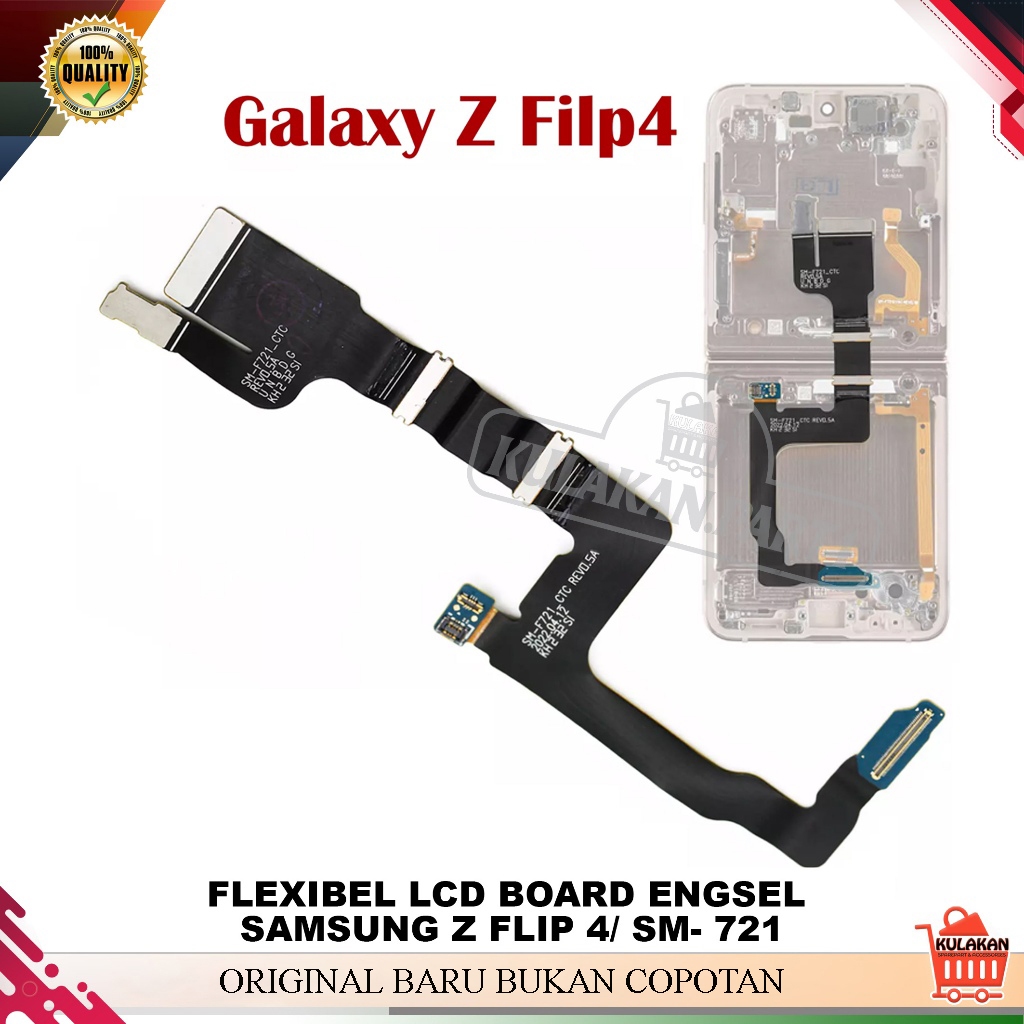 Jual FLEXIBLE FLEXIBEL SAMSUNG ZFLIP 4 SM-F721 BOARD LCD ORI ( SAMSNG GALAXY Z FLIP 4 ) ENGSEL ...