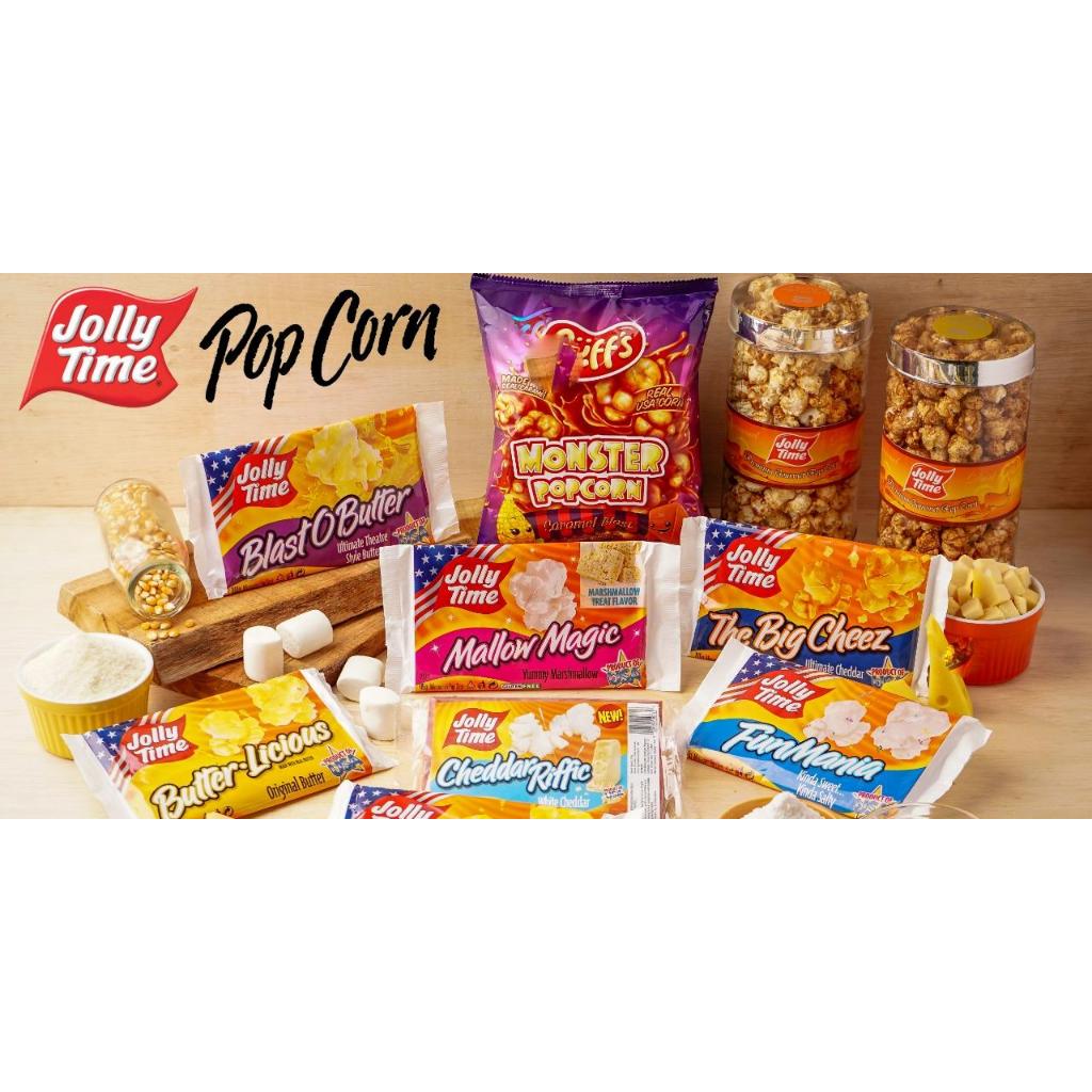 Jual POPCORN JAGUNG BERONDONG JOLLY TIME 100 GRAM CAMILAN SNACK INSTAN ...