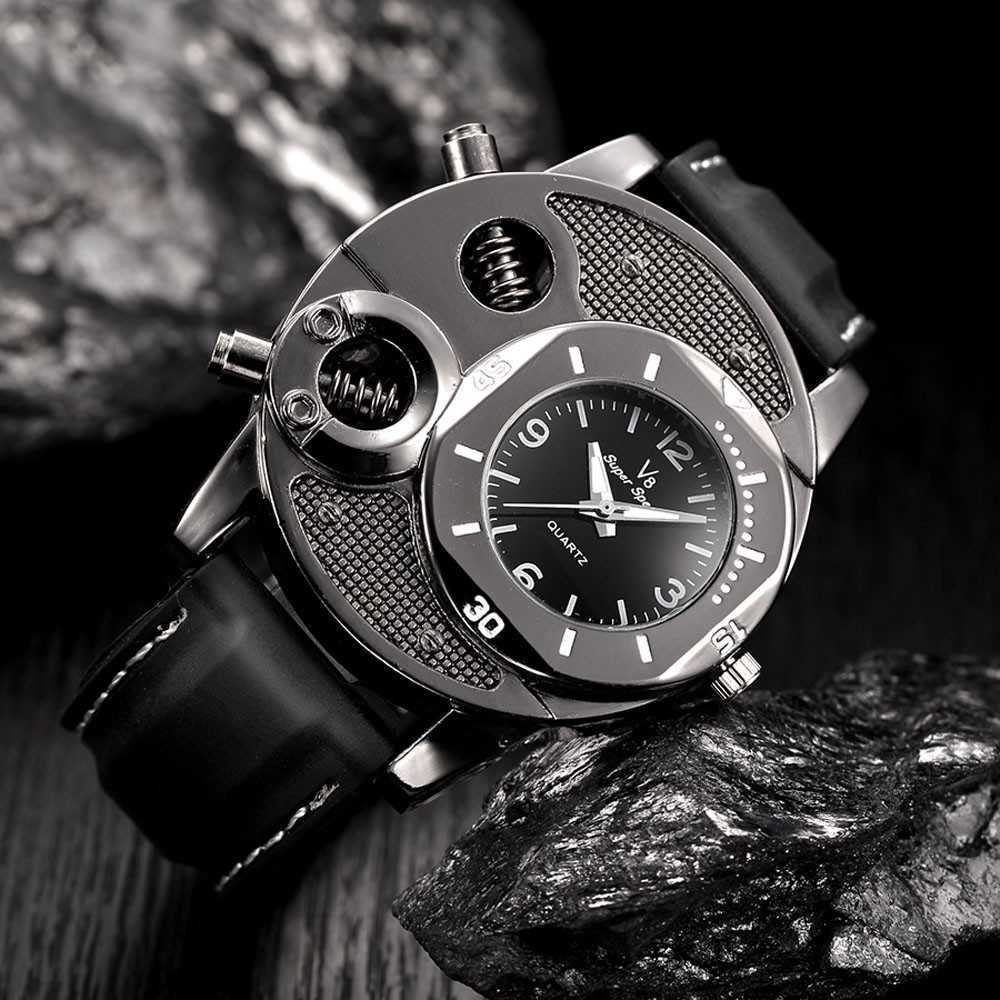 Jual Super Speed Jam Tangan Analog Luxury Quartz - V8 | Shopee Indonesia