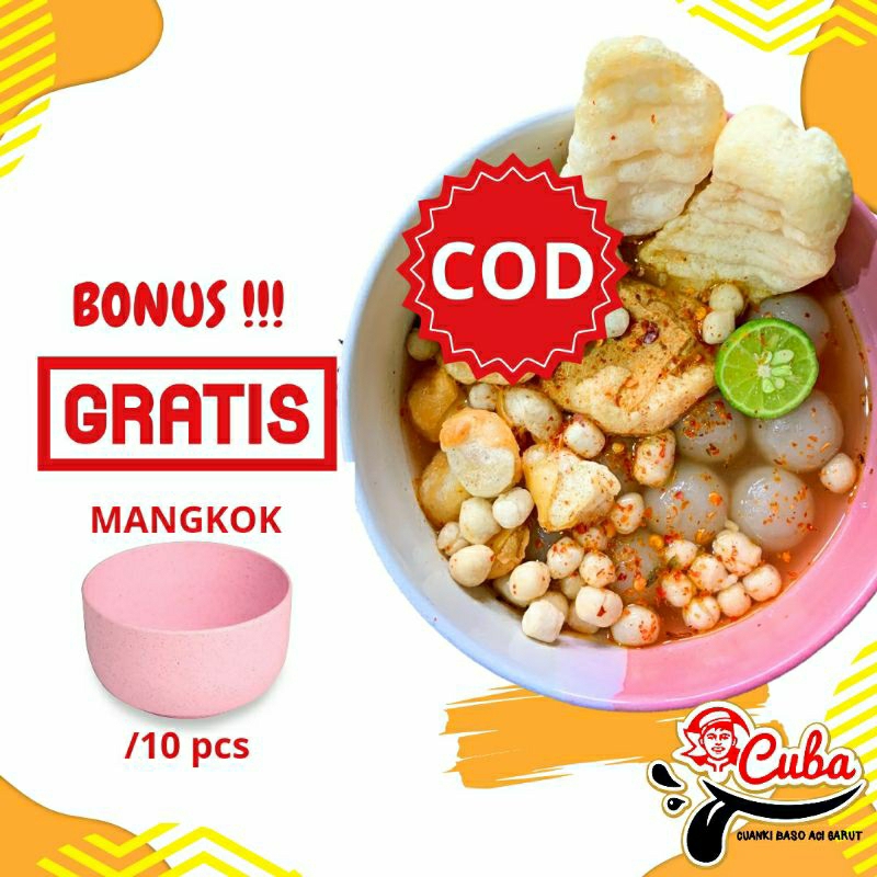 Jual Baso Aci Instan Komplit Khas Garut FREE BONUS MANGKOK | Shopee ...