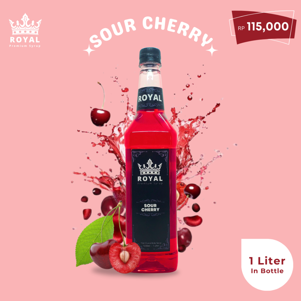 Jual Royal Sour Cherry Syrup - Sirup Ceri Asam (Premium Quality ...