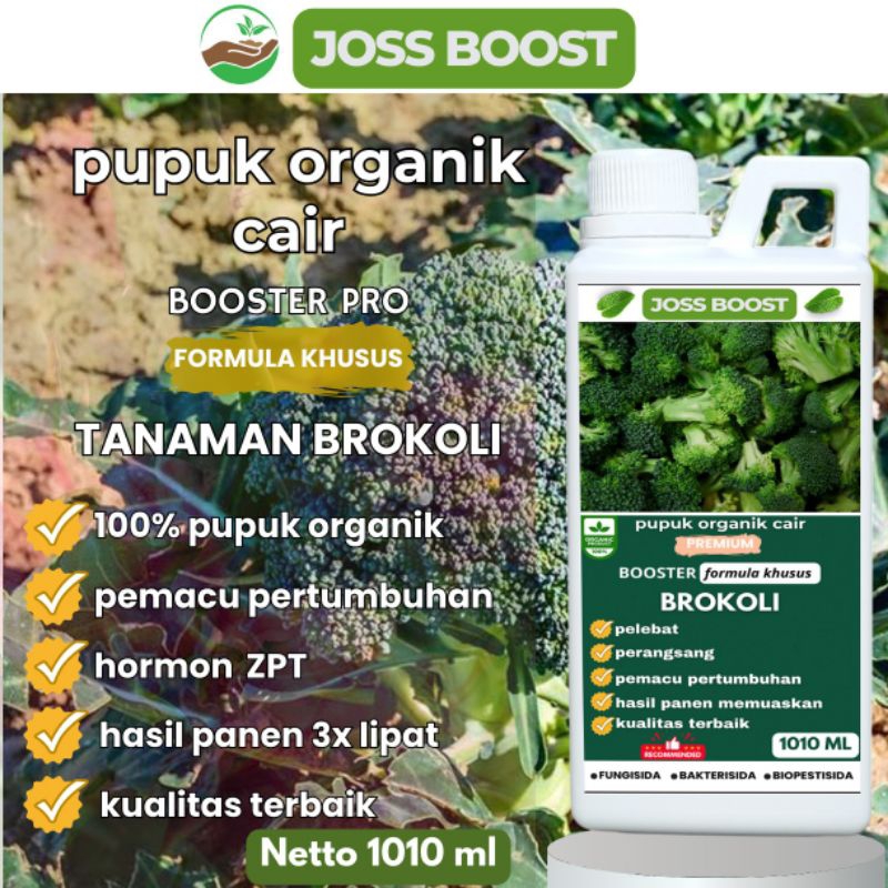 Jual Pupuk Organik Cair Booster BROKOLI, POC JOSSBOOST Brokoli, poc kompos organik Melebatkan ...