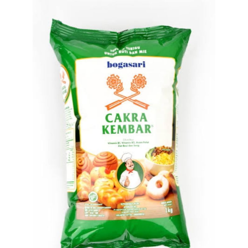 Jual TEPUNG TERIGU CAKRA KEMBAR 1KG | Shopee Indonesia