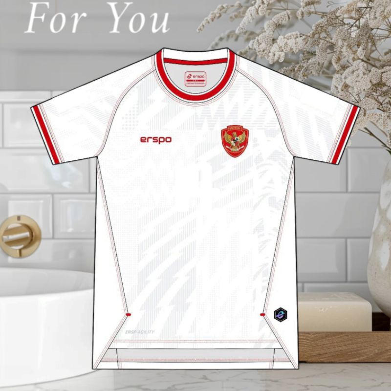 Jual Jersey Timnas Indonesia Terbaru Erspo Home Away 2024 Pria Wanita Desain Keren Bahan Nyaman ...