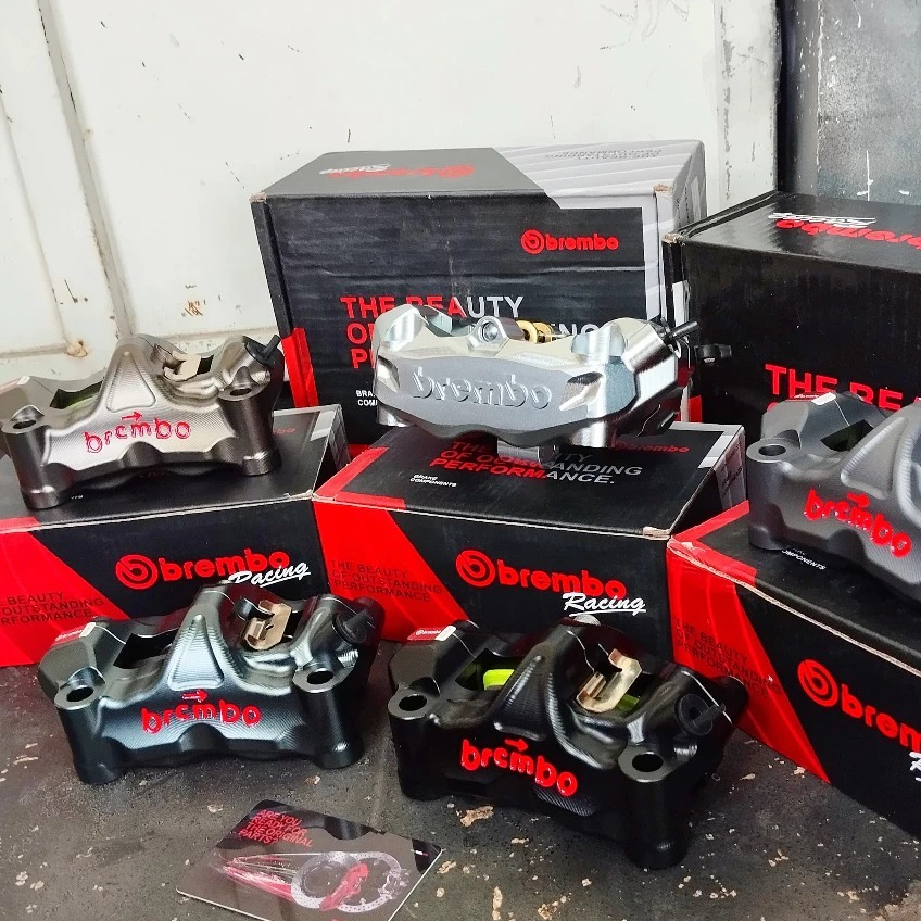 Jual Kaliper Brembo 4 Piston GP4 GP4RX Full Cnc IMPORT | Shopee Indonesia