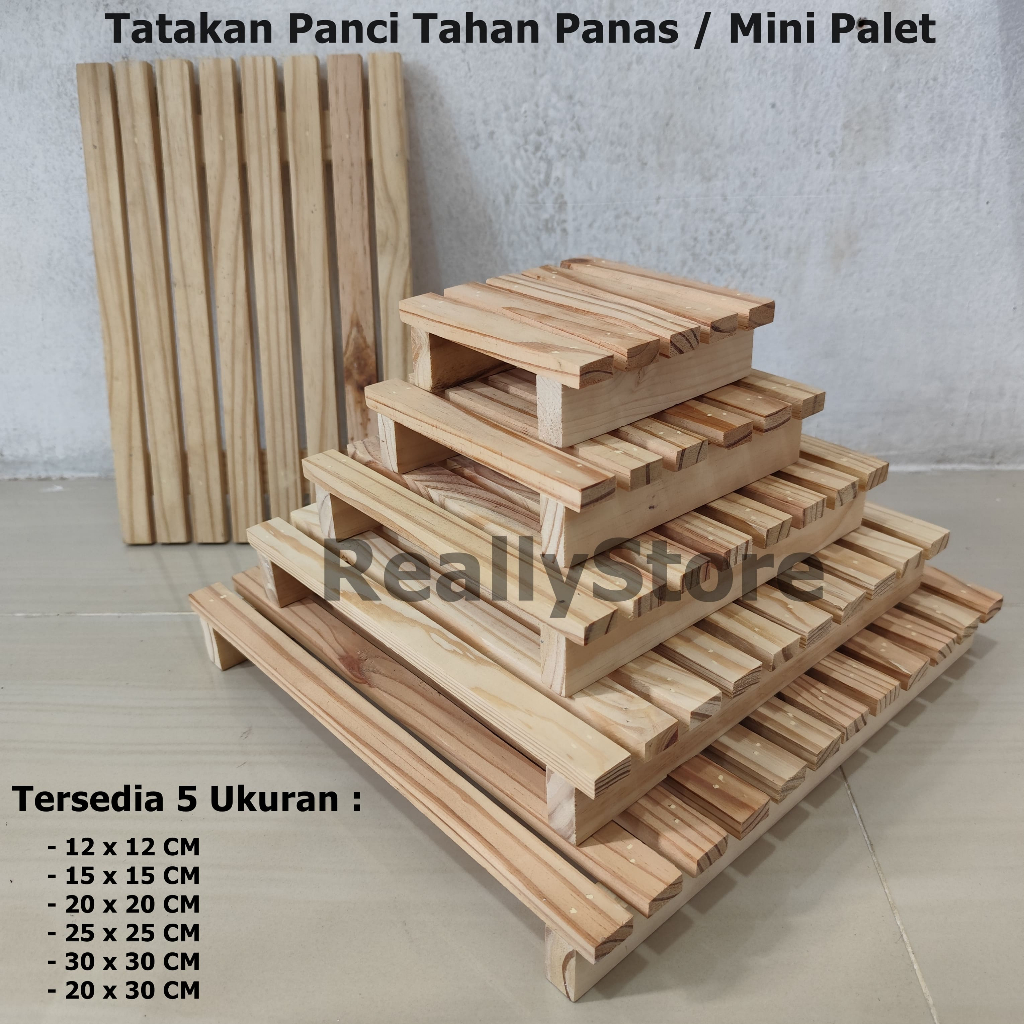 Jual Tatakan Panci Anti Panas Kayu Mini Palet Tatakan Piring Gelas Tatakan Kayu Aestetik Alas ...
