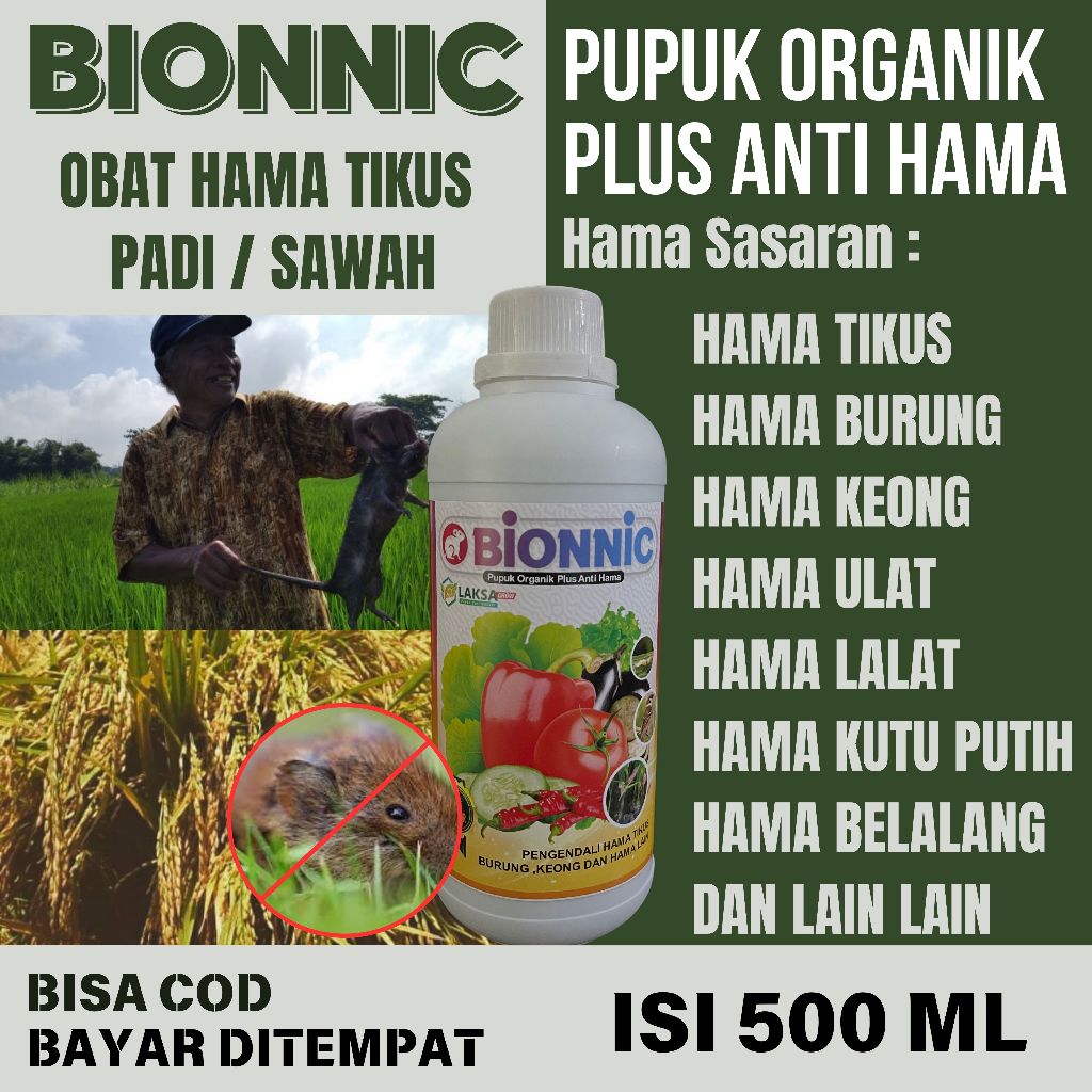 Jual Racun Hama Tikus Paling Ampuh - BIONNIC Insektisida Cair Alami ...