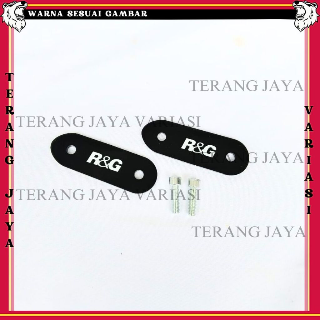 Jual MIRROR BLANKING R15 V4 COVER TUTUP SPION R15 V4 AKRILIK HITAM ...