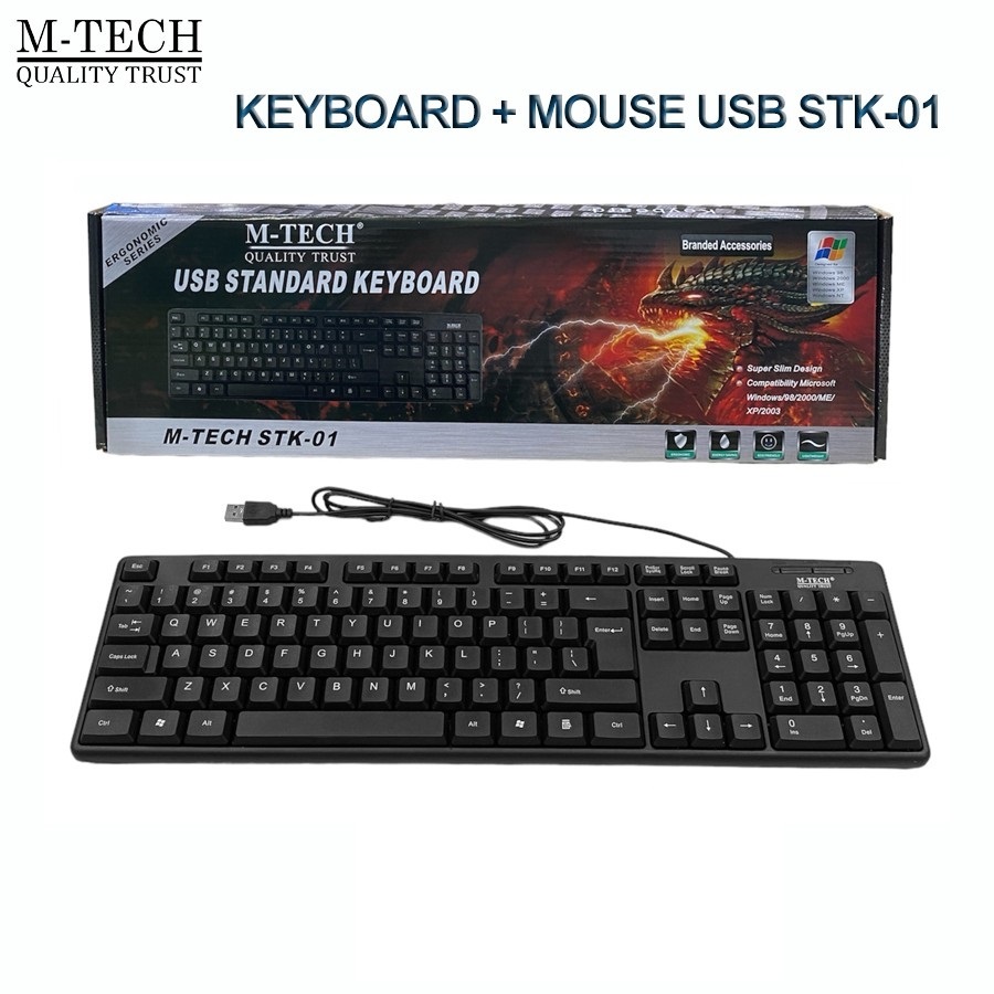 Jual Keyboard USB Standar Komputer PC Laptop | Shopee Indonesia