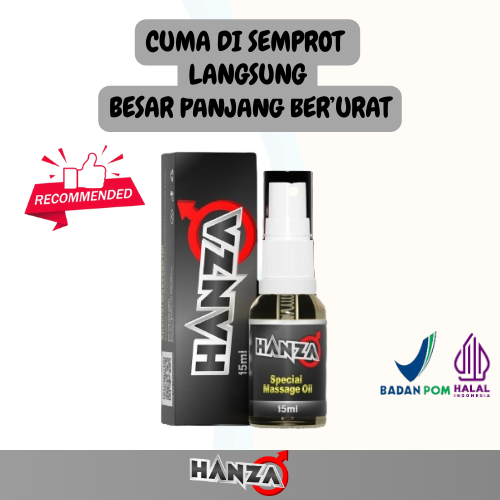 Jual HANZA spray obat kuat dan tahan lama Pembesar mrp pria BPOM ...