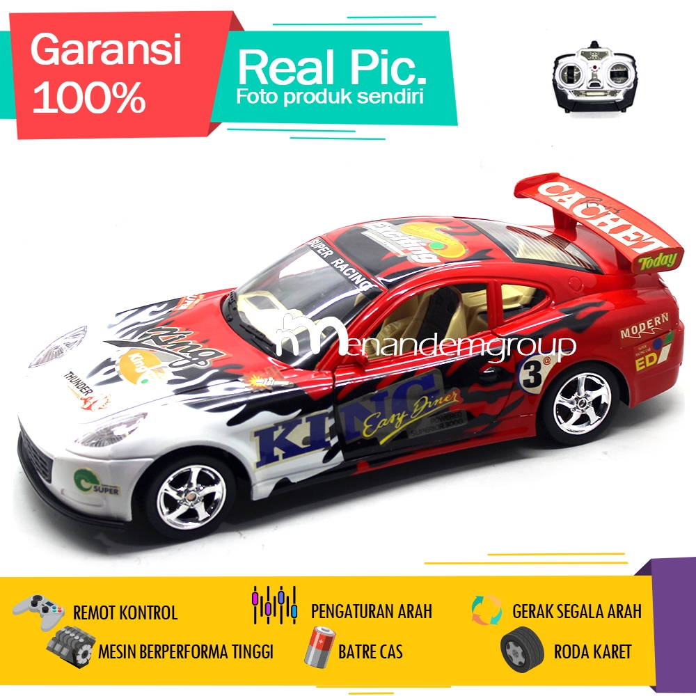 Jual Mainan Mobil Remot Kontrol RC Sedan Balap King Energy Jumbo 1/10 ...