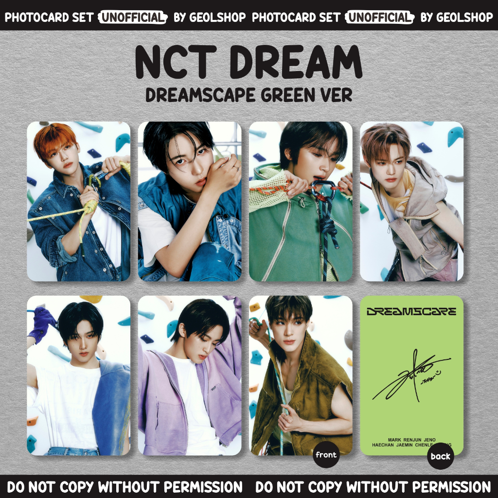 Jual PHOTOCARD UNOFFICIAL | NCT DREAM | DREAMSCAPE | Shopee Indonesia