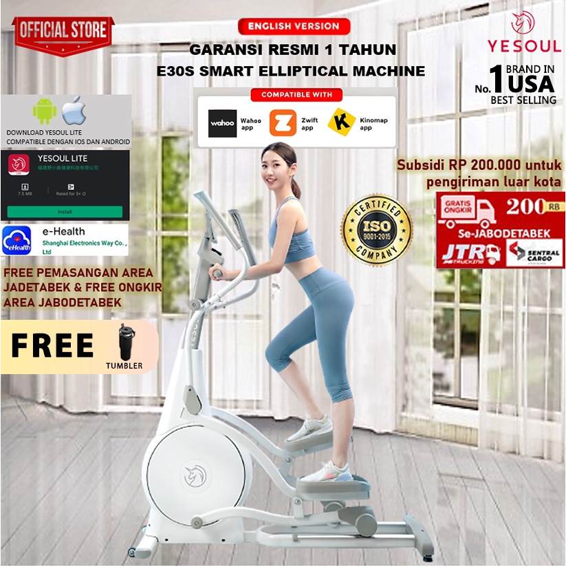 Jual Yesoul E30S Elliptical Machine via Kargo | Shopee Indonesia