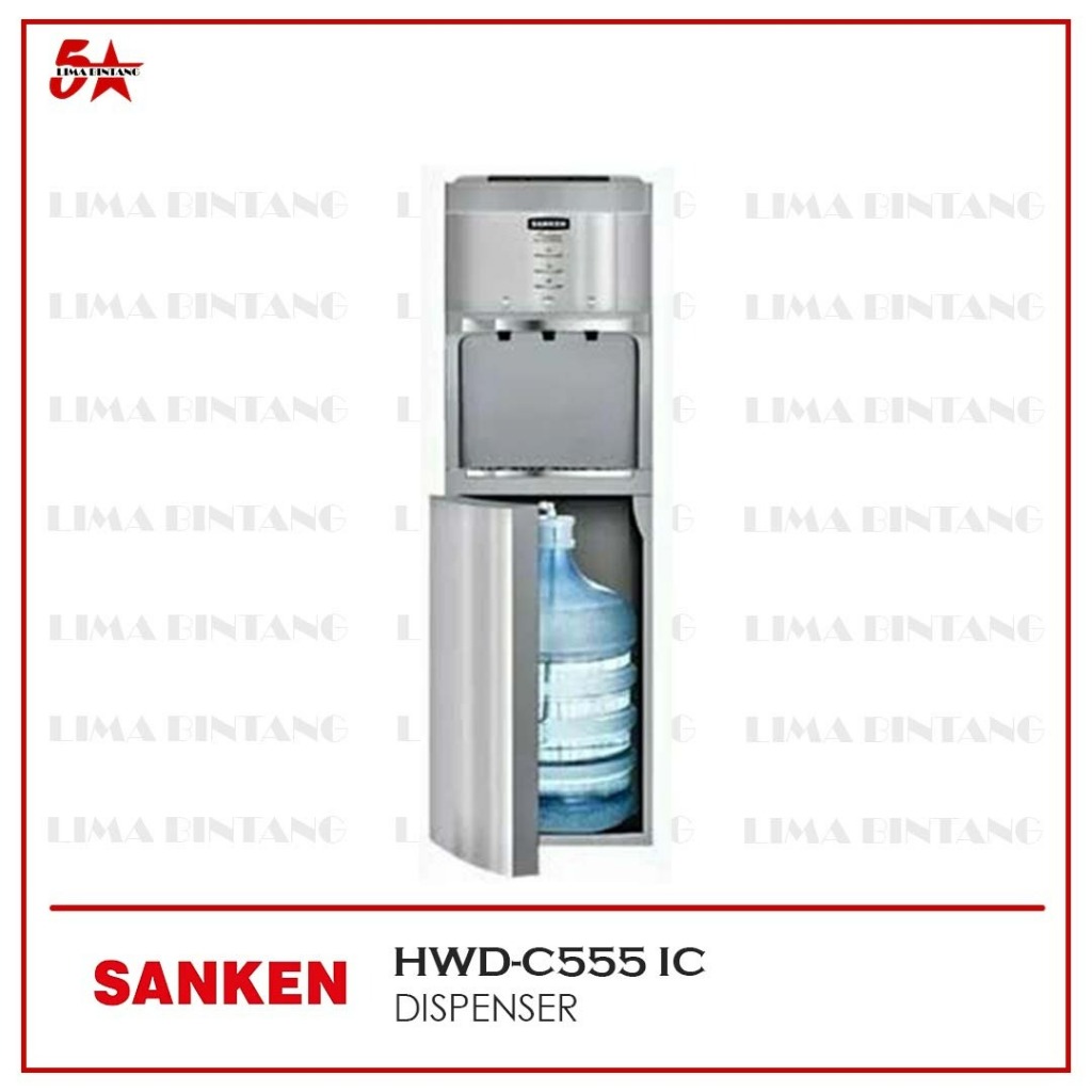 Jual DISPENSER GALON BAWAH SANKEN HWD-C555IC / HWD C555 / HWDC 555 IC ...