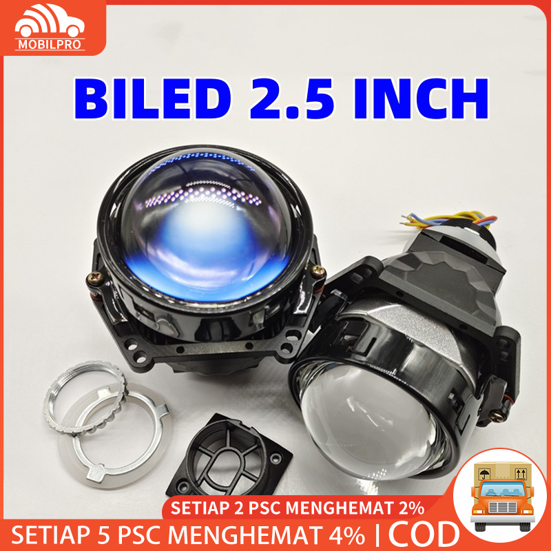 Jual Projector Biled 2.5inch Blue Lens DC 12V 55W PROJECTOR LED BLUE ...