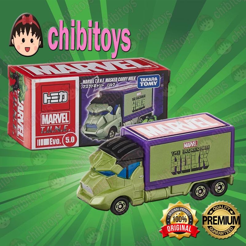 Jual Tomica Tune Masked Carry Marvel Hulk EVO 5.0 Avengers Original ...