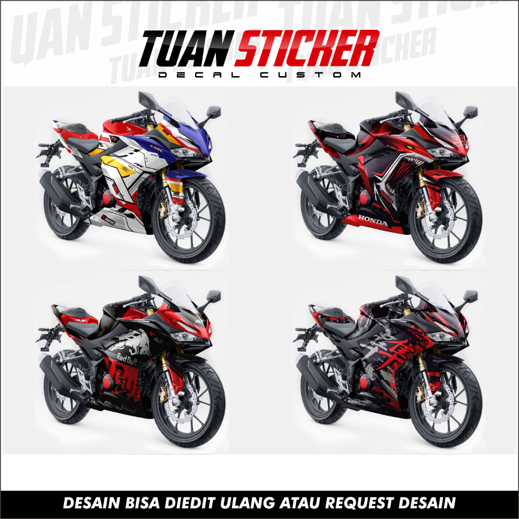 Jual Sticker Decal Stiker Striping Full Body CBR 150R CBR150R CBR150 R ...
