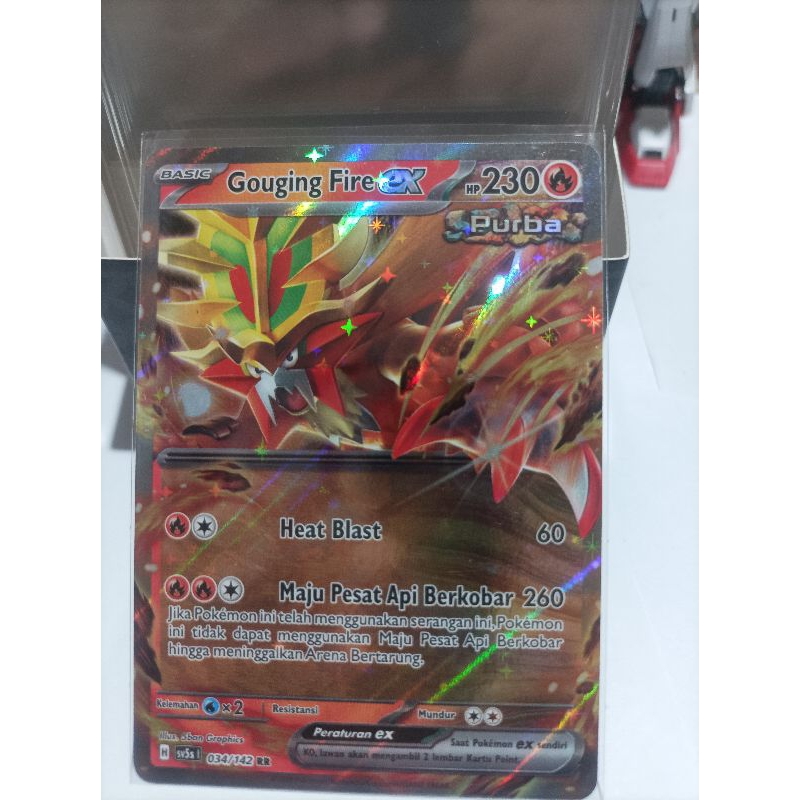 Jual Gouging Fire 034/142 R - Pokemon TCG Indonesia - Set Paradoks ...