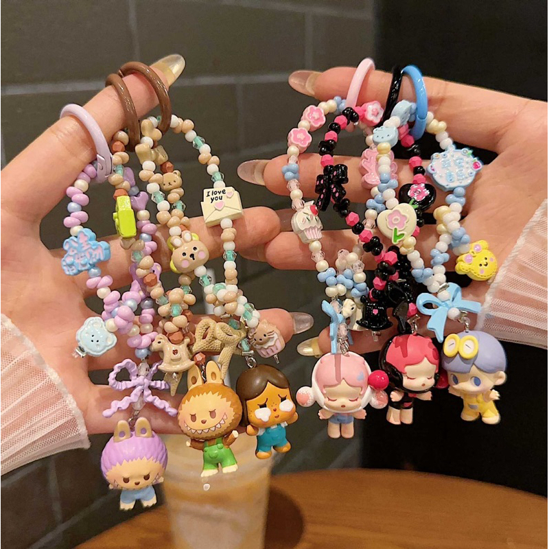 Jual Original Popbean Popmart Phone Strap | Shopee Indonesia