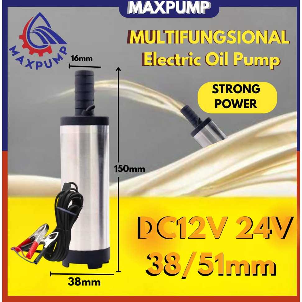 Jual MAXPUMP Pompa Celup mini Pompa Transfer Air Solar Oli Pump Pompa ...