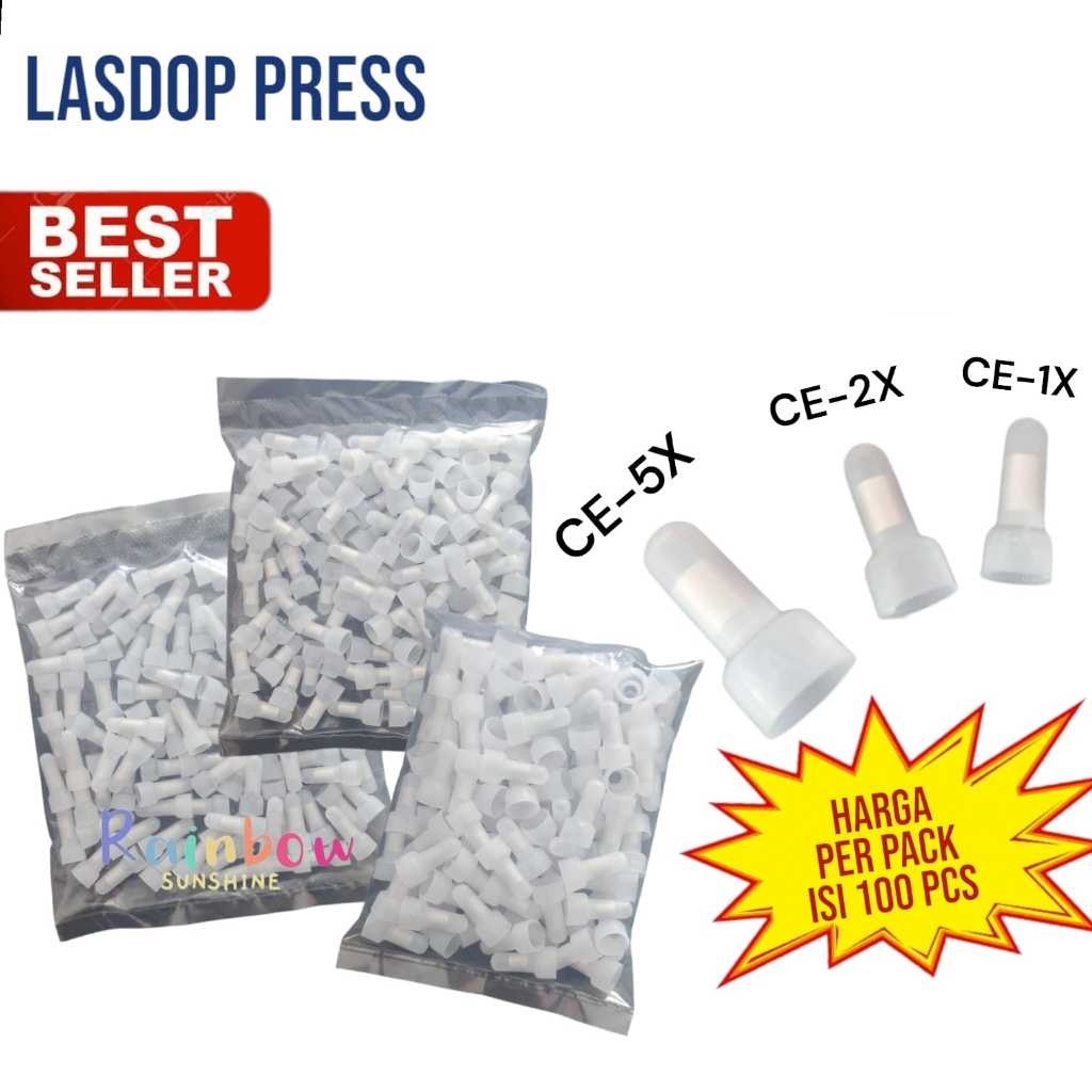 Jual Lasdop Press 1,5mm 2,5mm 6mm Penutup Sambungan Ujung Kabel CE-1X ...