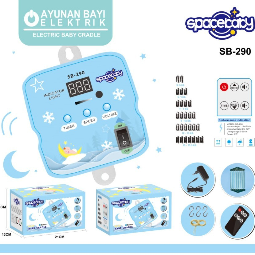 Jual SPACE BABY MESIN AYUN BAYI ELEKTRIK SB-289 DAN SPACE BABY MESIN ...