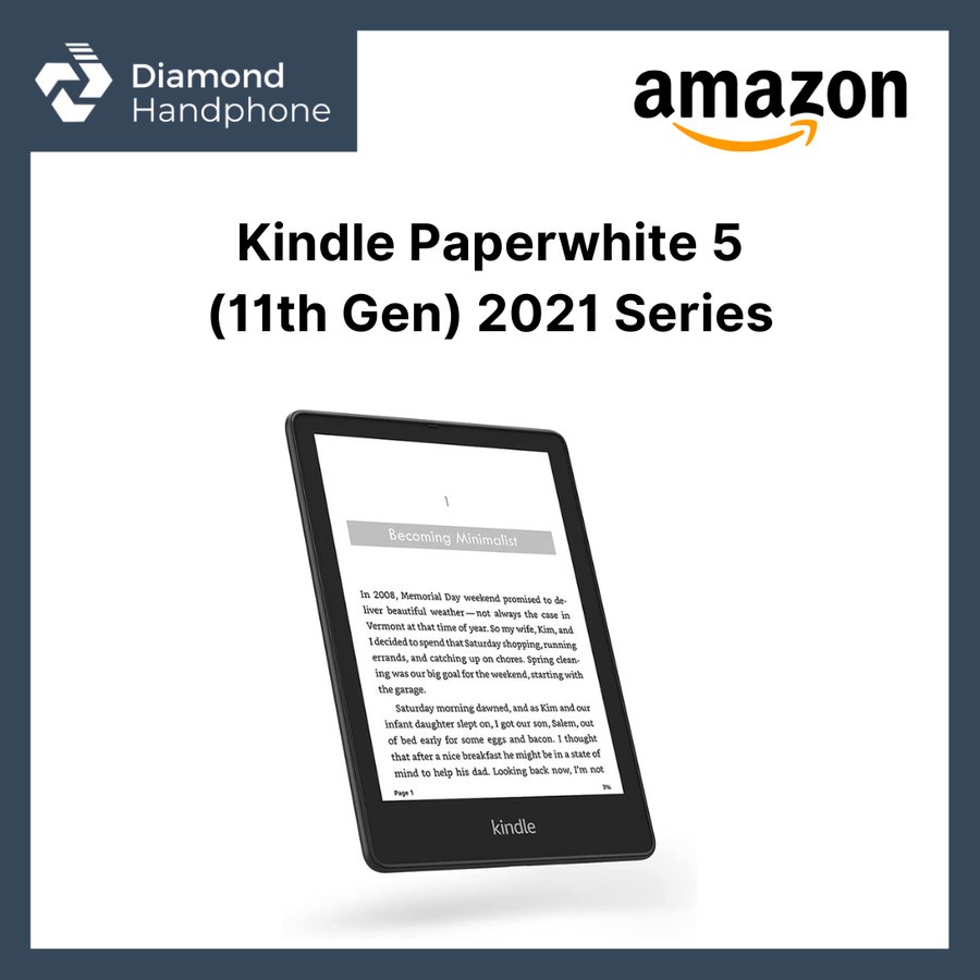 Jual Amazon Kindle Paperwhite 5 Signature 11th Gen 2021 8GB 32GB eBook ...