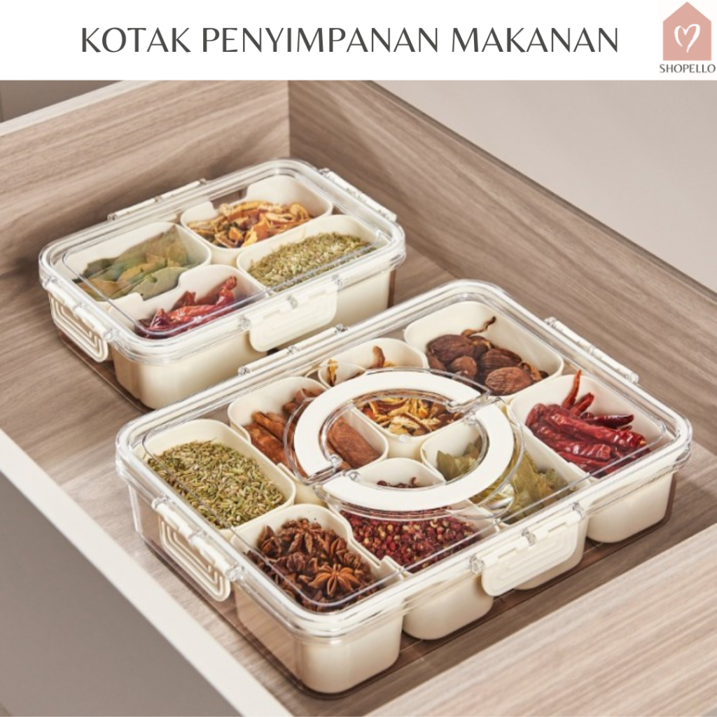 Jual Shopello Food Container Kulkas Organizer Kotak Penyimpanan Makanan ...
