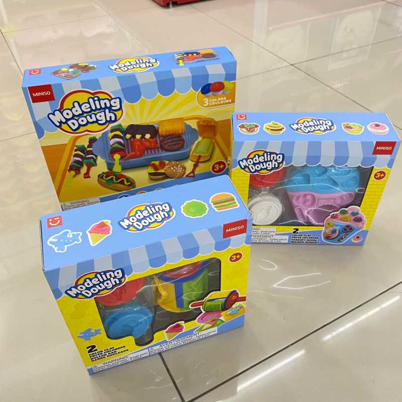 Jual Miniso Modeling Dough Clay Roller Bar / Lilin Clay mainan anak ...