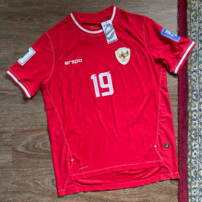 Jual Jersey Timnas Indonesia Original Erspo 2024 Player Issue Thom Haye ...