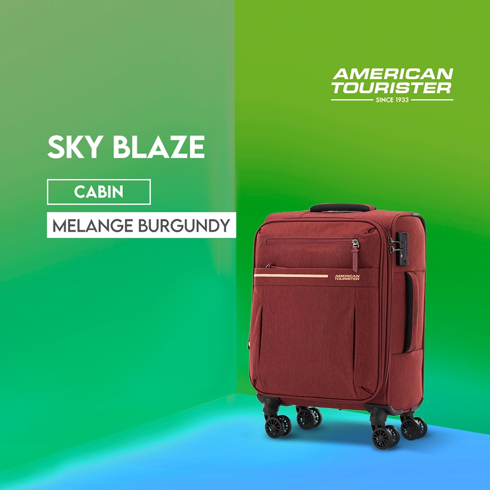 Jual American Tourister Koper Softcase Sky Blaze Cabin 20 Inch ...