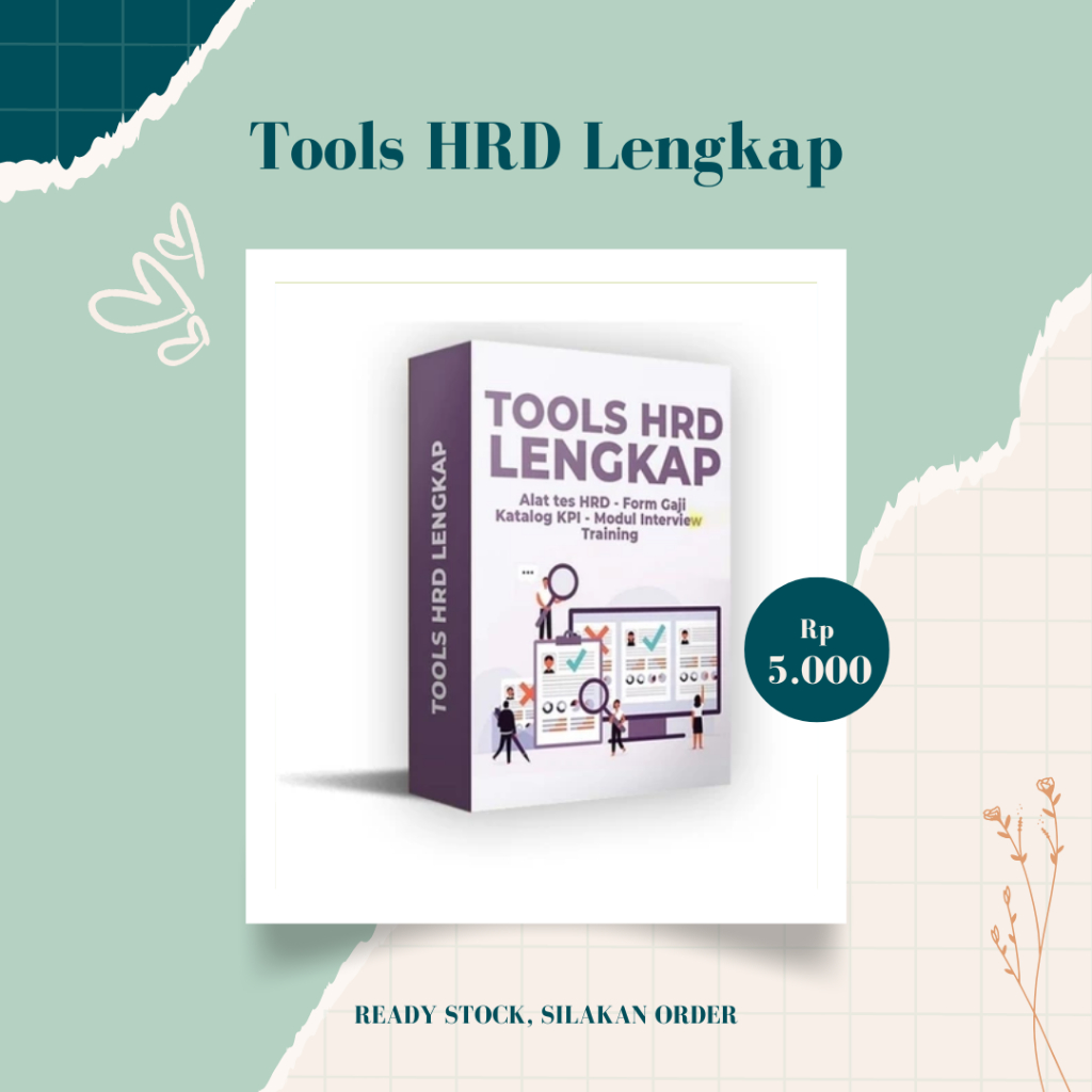 Jual TOOLS HRD - KPI + SOP HRD + Form Tabel Gaji + Modul Interview ...