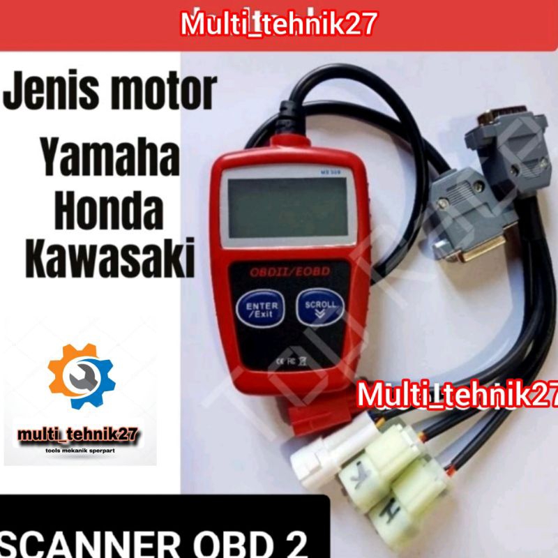 Jual Alat SCANNER Motor Injeksi SCANNER OBD 2 MOTOR INJEKSI VERSI ...