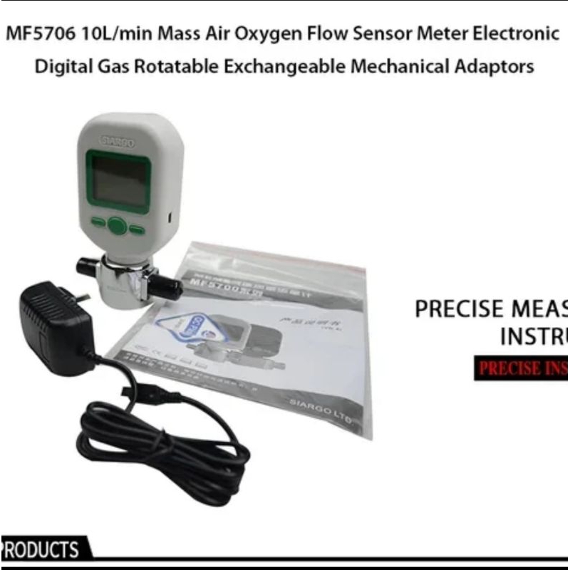 Jual Air Flow Meter Gas Oxygen MF5706 Nitrogen Laju Oksigen LPG MF-5706 ...