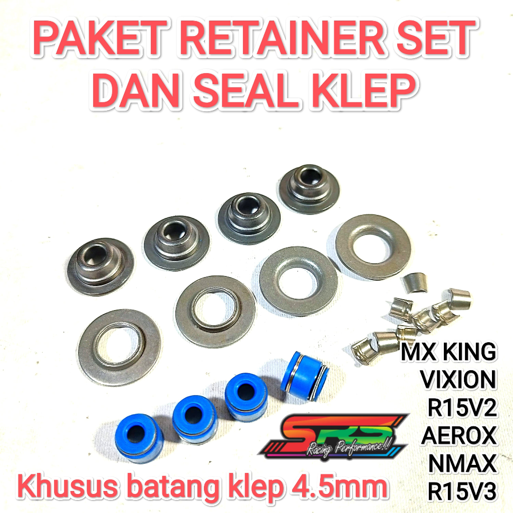 Jual Retainer Klep 4.5 4,5mm BRT Universal Jupiter MX Vixion R15 MX Series New Old MX KING ...