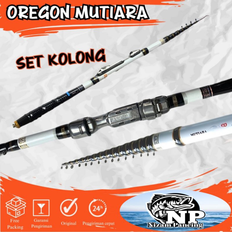 Jual Joran Pancing Tegek Oregon Mutiara Kolong | Shopee Indonesia