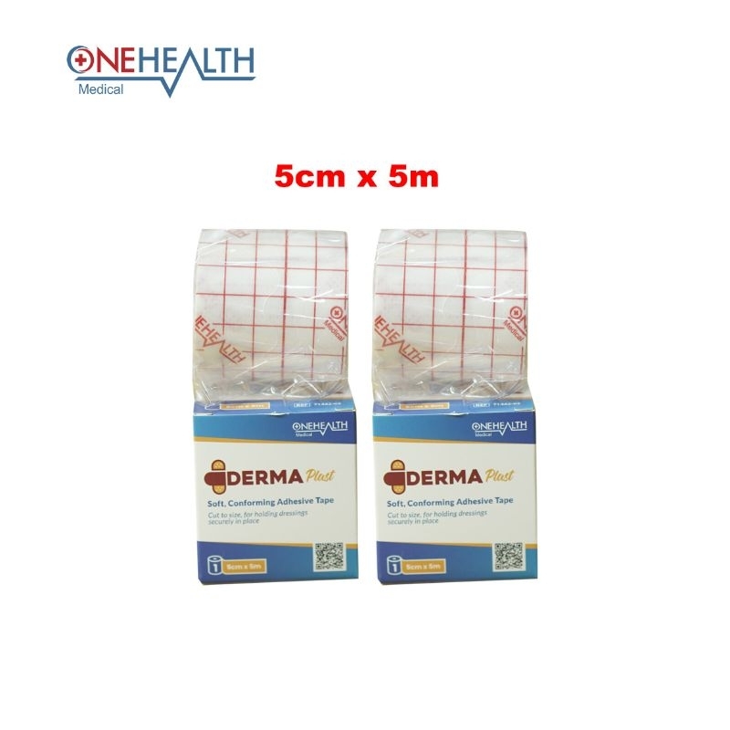 Jual Dermaplast Adhesive 5 cm x 5 m / Plester Penutup Luka - Onehealth ...