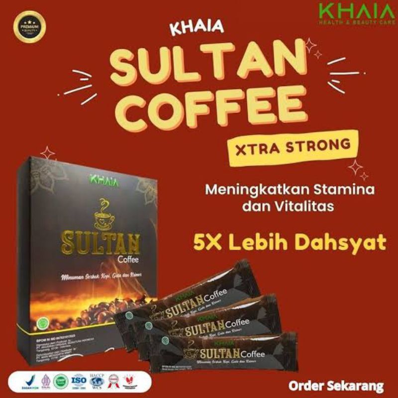 Jual Kopi Sultan Original Coffee Sultan 1 BOX isi 10 Sachet | Shopee ...