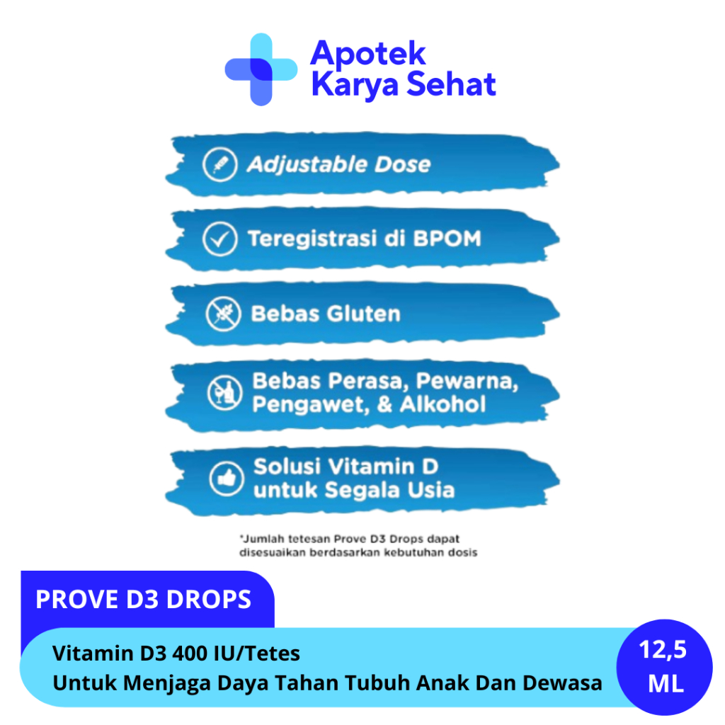 Jual Prove D3 Drops Suplementasi Vitamin D (12.5 ml) | Shopee Indonesia