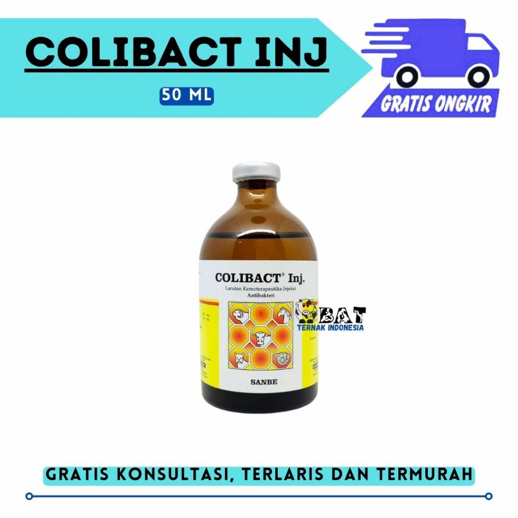 Jual COLIBACT INJEKSI 50ML - Obat Mencret Sapi - Obat Diare Sapi ...