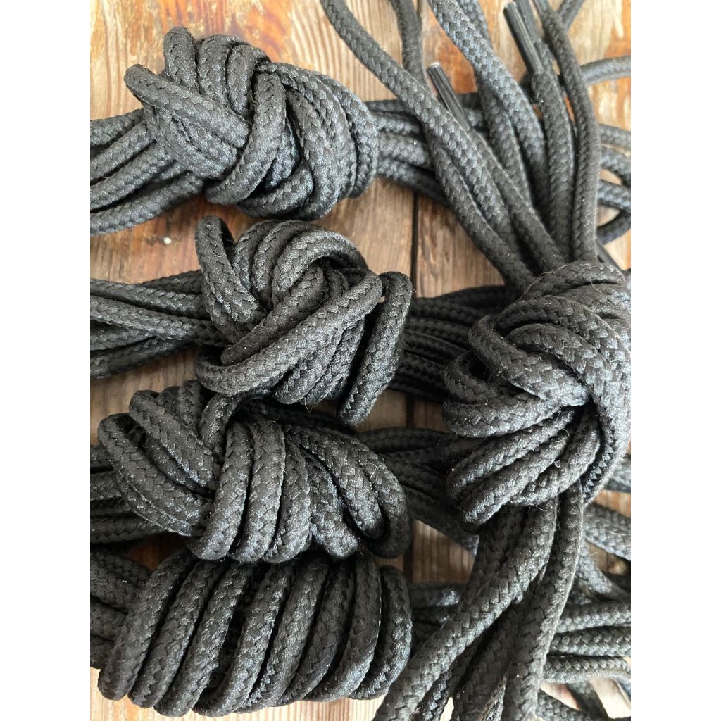 Jual Tali sepatu safety Bulat Cotton Shoelace PDL PDH Boots Sneakers ...