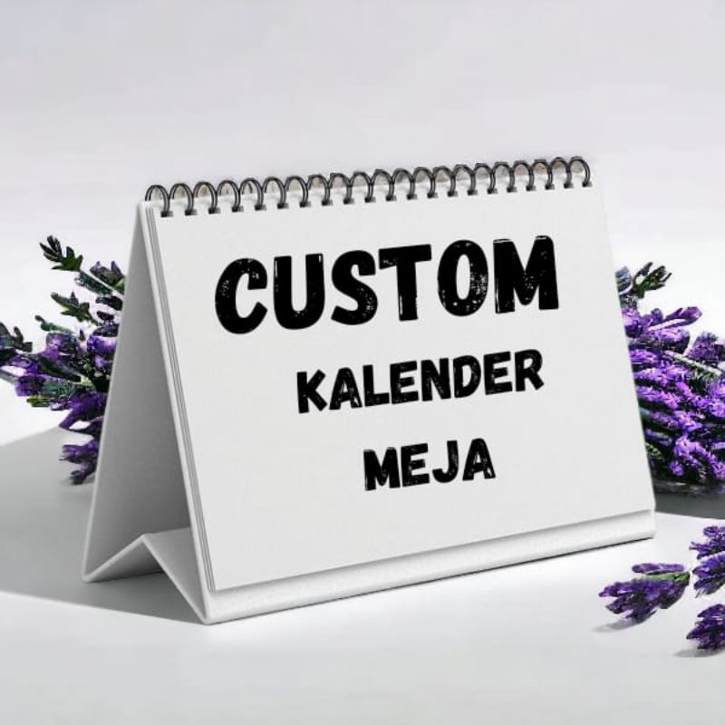 Jual TERMURAH] Custom kalender spiral 2025 kalender meja custom minimal ...