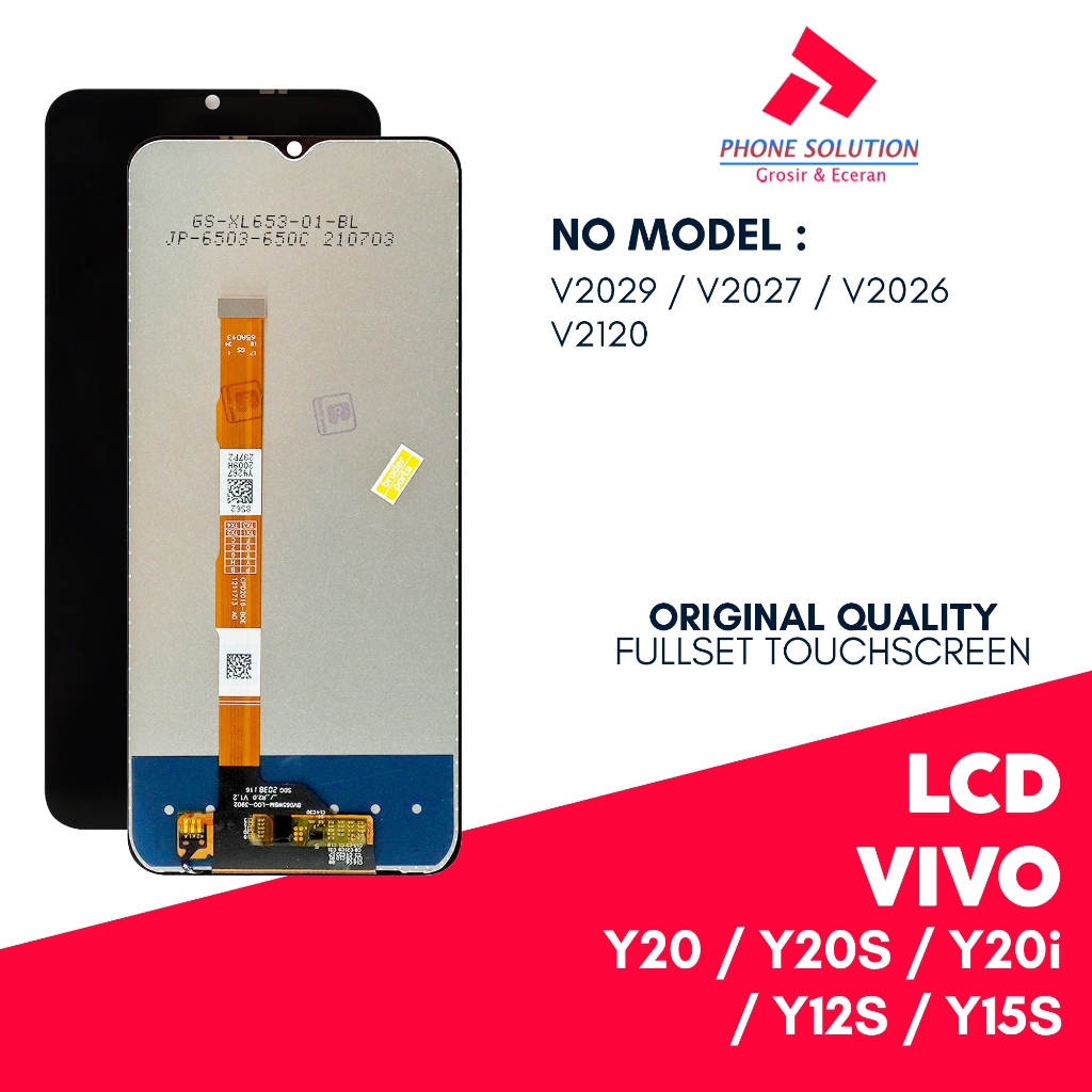 Jual LCD Vivo Y20 / Y20S / Y20i / Y12S / Y15S -ORIGINAL 100% Fullset Touchscreen - Garansi 1 ...