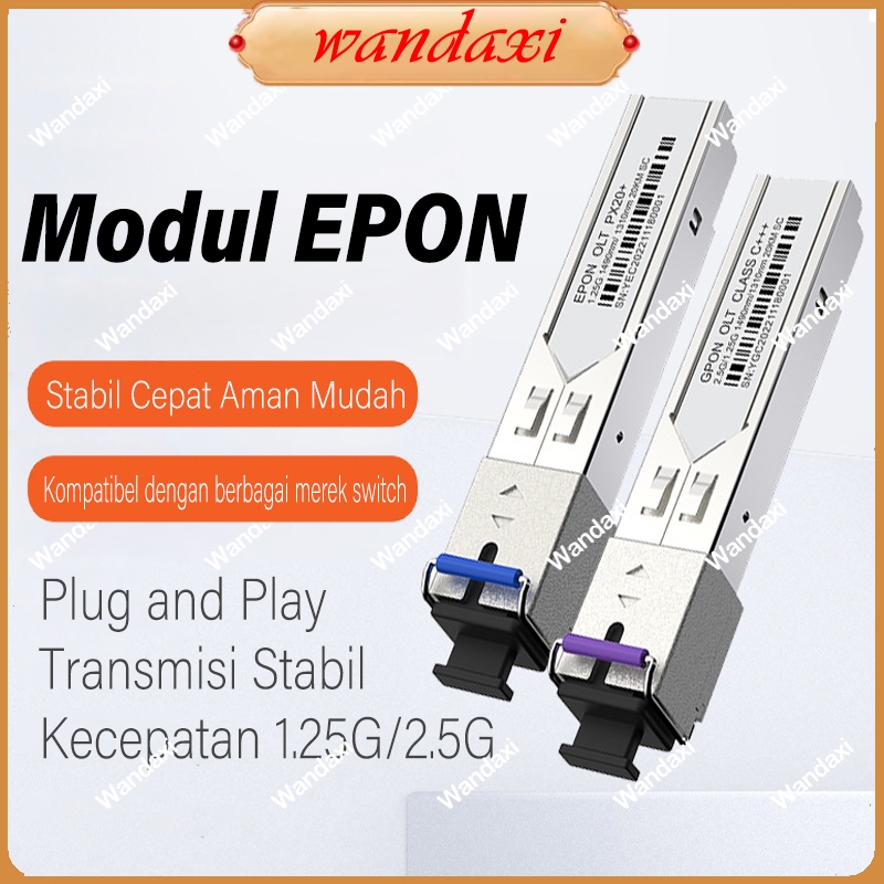Jual [ORIGINAL 10dB/9dB] SFP EPON OLT PX20+++ SC Module Kompatibel GLOBAL HSGQ VSOL HIOSO HSG ...