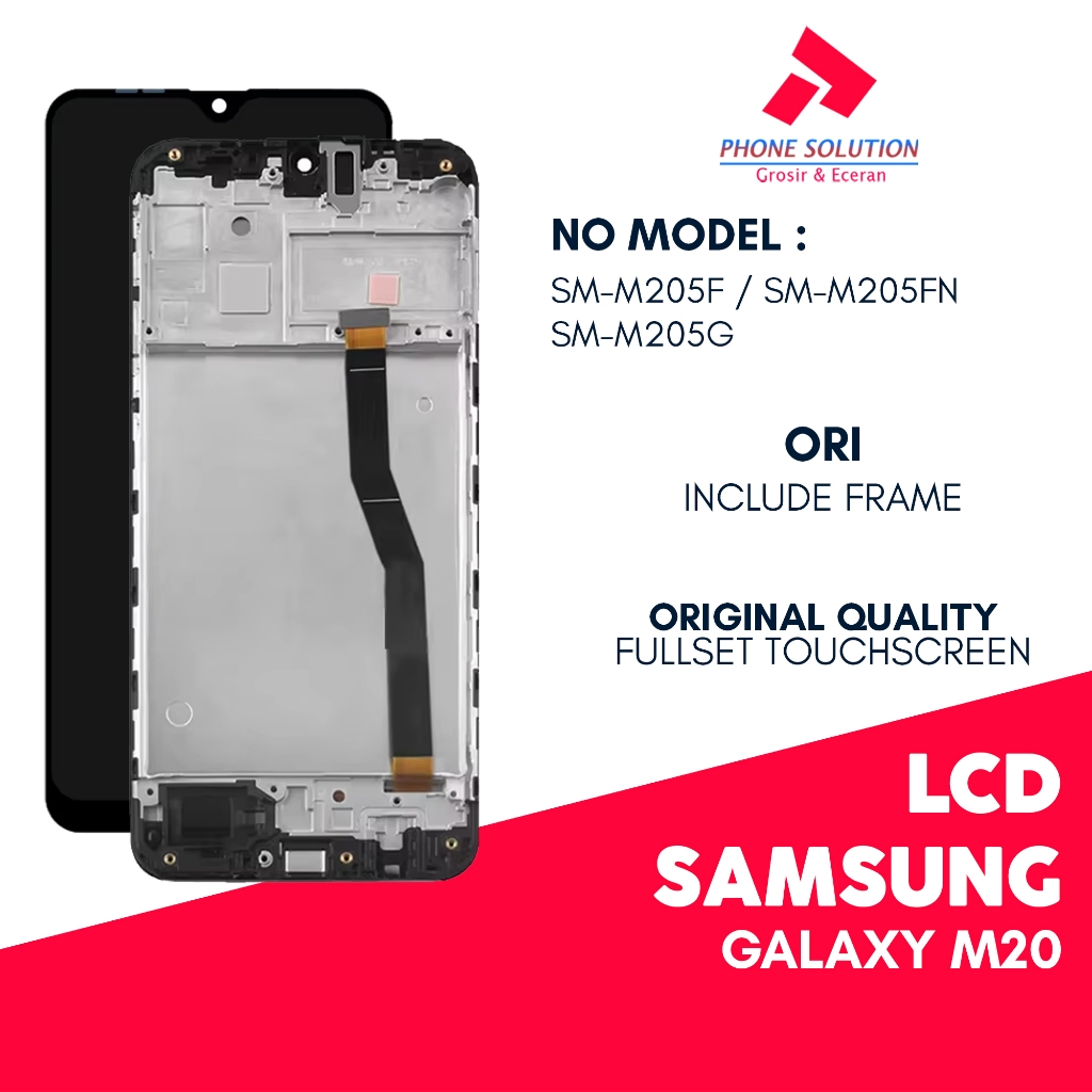 Jual LCD Samsung M20 / M205F - IncludeFrame Fullset Touchscreen ...