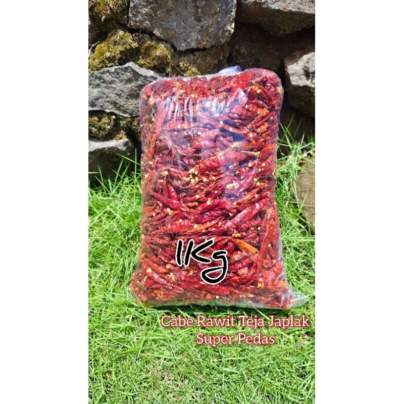 Jual 1KG--Cabe Rawit Teja Kering (Grade A, B & C ) Kualitas super ...
