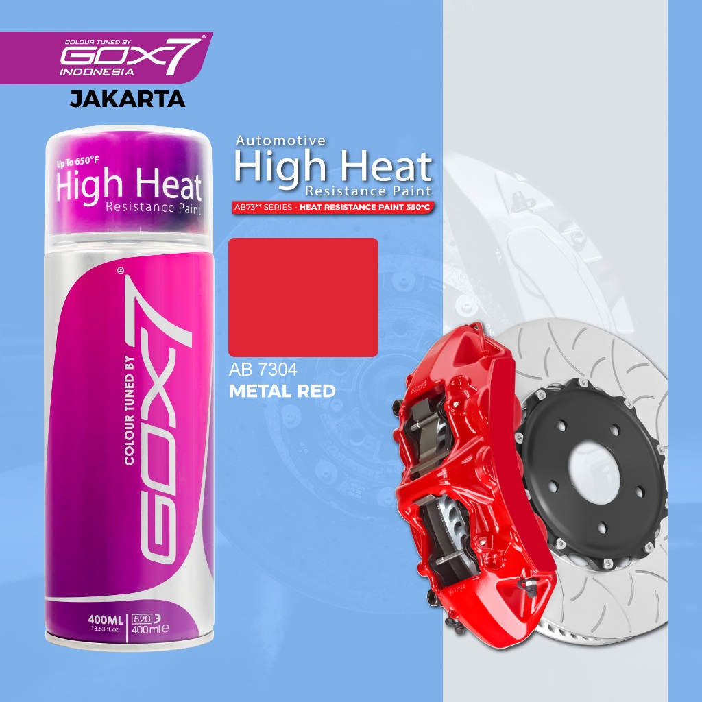 Jual Gox7 Hi-Temp Cat Semprot Caliper Brek Tahan Panas sd. 350°C-AB7304 ...