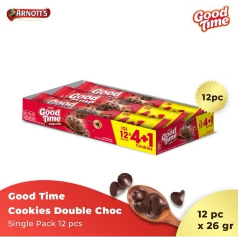 Jual Snack/roti/biskuit/good time arnotts 1box isi 12pcs | Shopee Indonesia