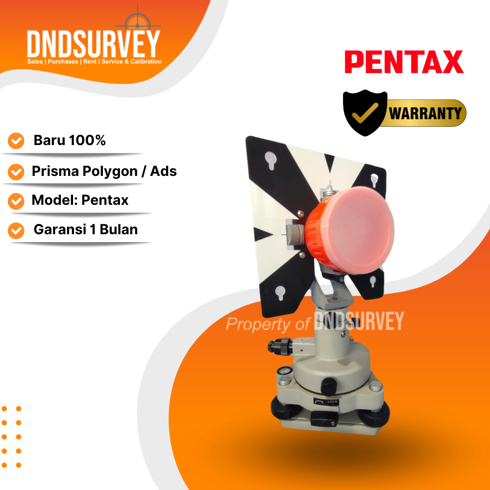 Jual Prisma Polygon Total Station Pentax - Prisma ADS Total Station ...