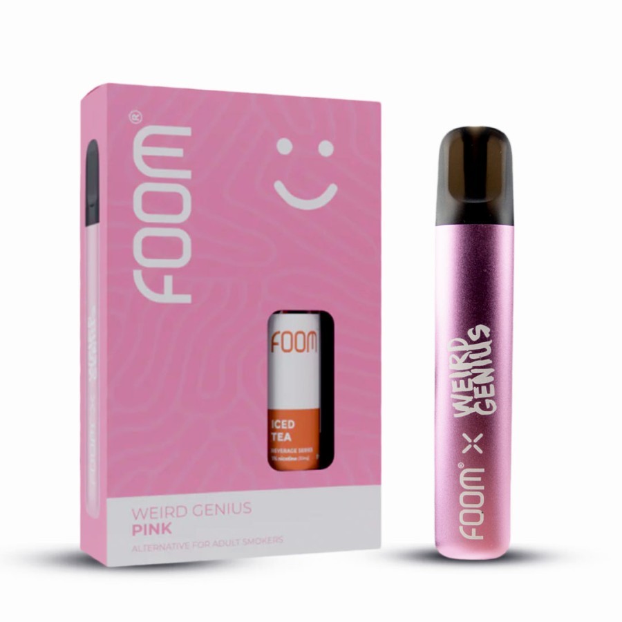 Jual Pod Foom X Weird Genius Pink Bundling Liquid Foom Salt Nic 15ML ...